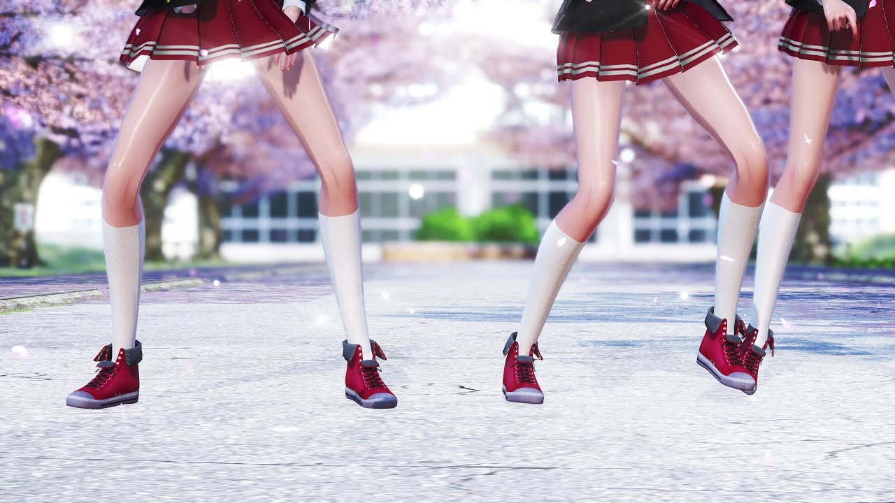 【MMD】新人類 TDA School Girls - YouTube