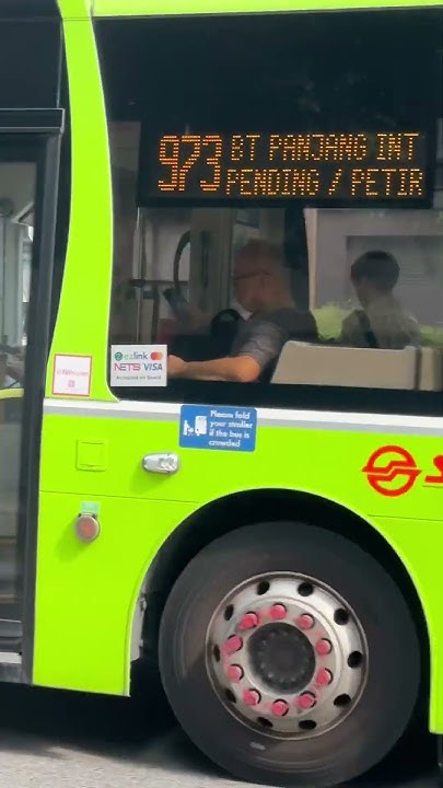 MAN A22 (NL323F) (Euro V) SMB325Z SMRT Buses×SGBUS Bus service 973 to Bukit Panjang Interchange ...