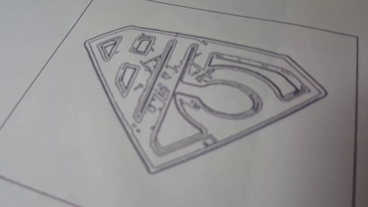 Using a 3D printer to draw a logo Hi5 (4x speed) - YouTube