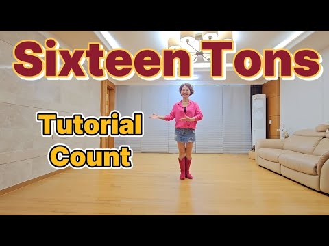 (Tutorial) Sixteen Tons linedance tutorial count / 맘영 라인댄스 - YouTube