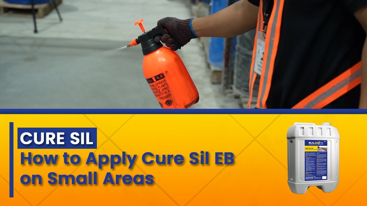 Applying a Curing Compound on a Small Area - YouTube