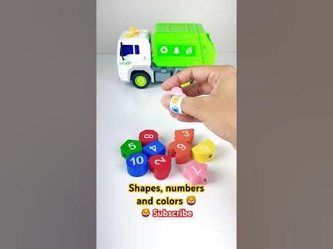 🦁Learn shapes, numbers and colors - YouTube