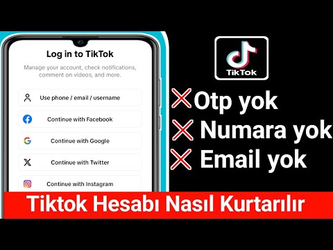 E-posta veya Telefon Numarası Olmadan TikTok Hesabı Nasıl Kurtarılır - 2025 |  Tiktok Hesap Kurtarma