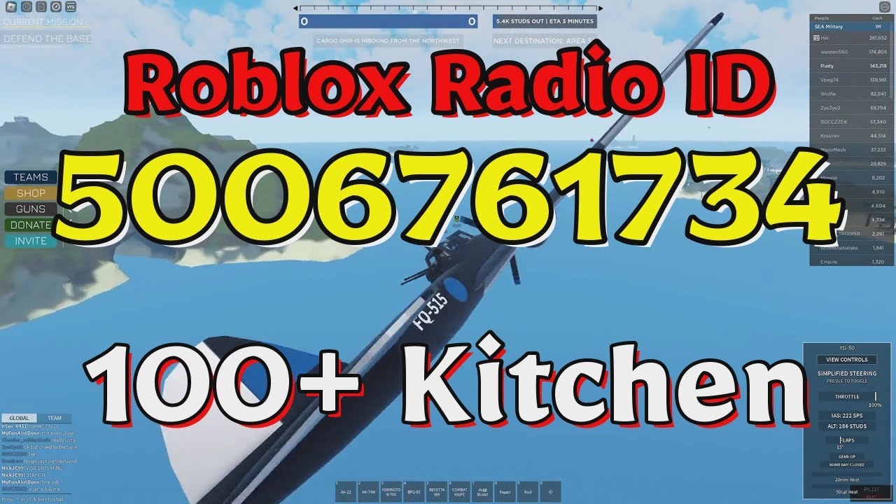 Kitchen Roblox Radio Codes/IDs - YouTube