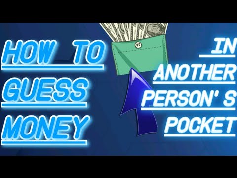 How to Guess "Money" in the pocket of Any person | Magical math game ...