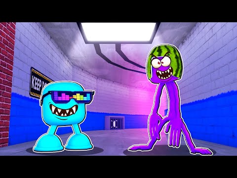 USING SECRET RAINBOW FRIEND TO CHEAT IN HIDE AND SEEK...