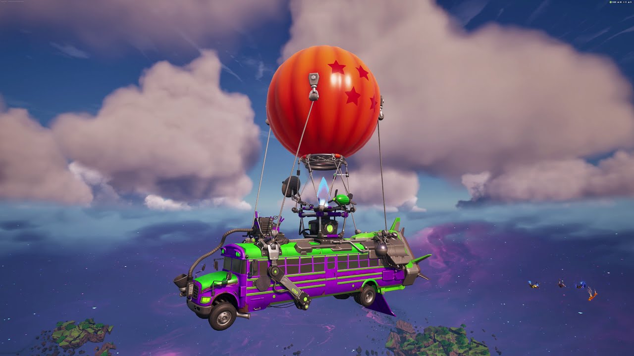 FORTNITE X DRAGON BALL piccolo battle bus [4K] - YouTube