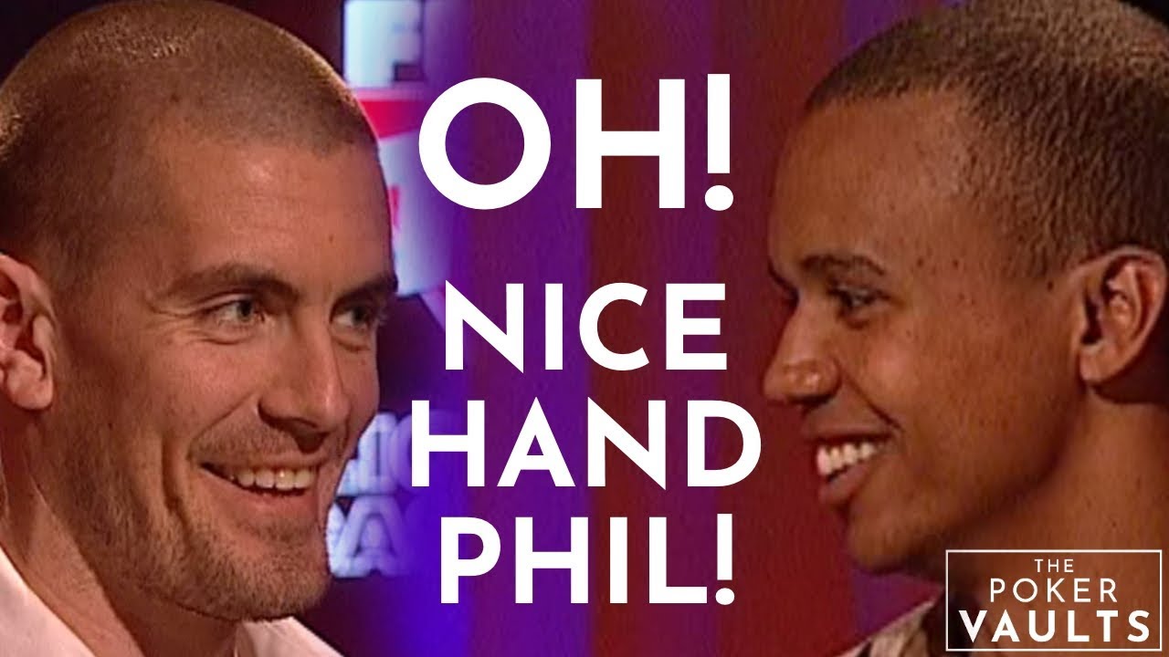 Gus Hansen THINKS he has the best hand vs Phil Ivey, but... - YouTube