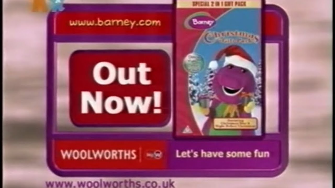 Barney: Christmas Gift Pack (Woolworths) VHS UK Advert (2003) - YouTube