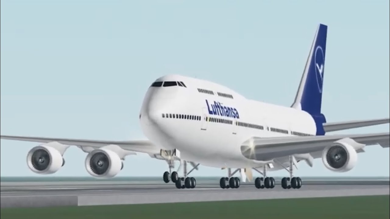 747 Landing Competition in FLIGHTLINE (Roblox) - YouTube