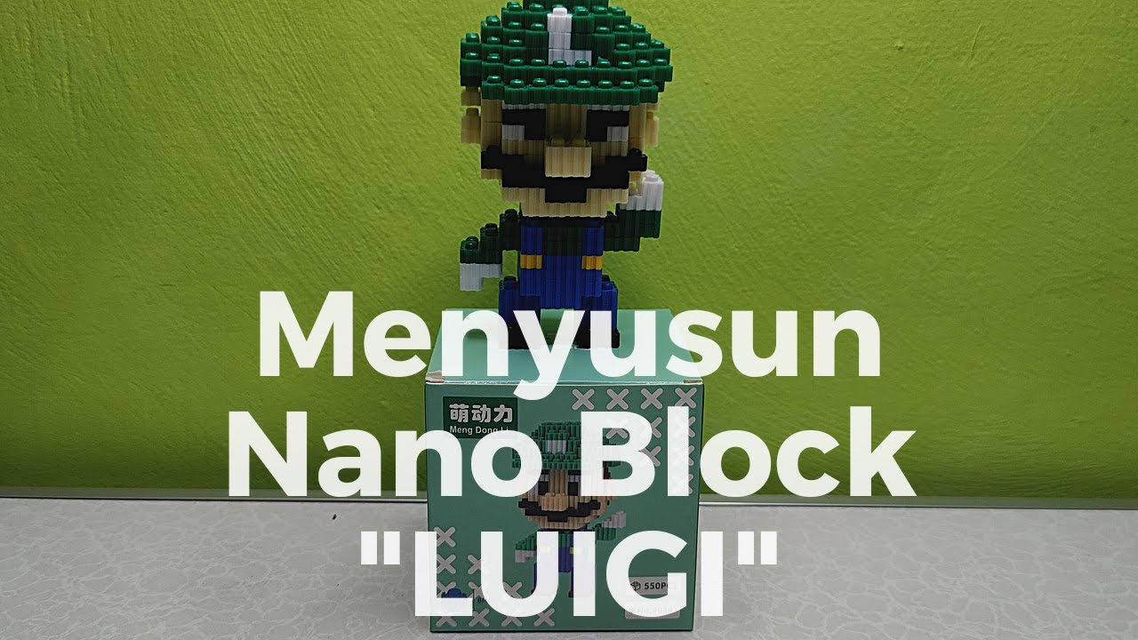 Menyusun Nano Block LUIGI MARIO BROS | Nano Block - YouTube