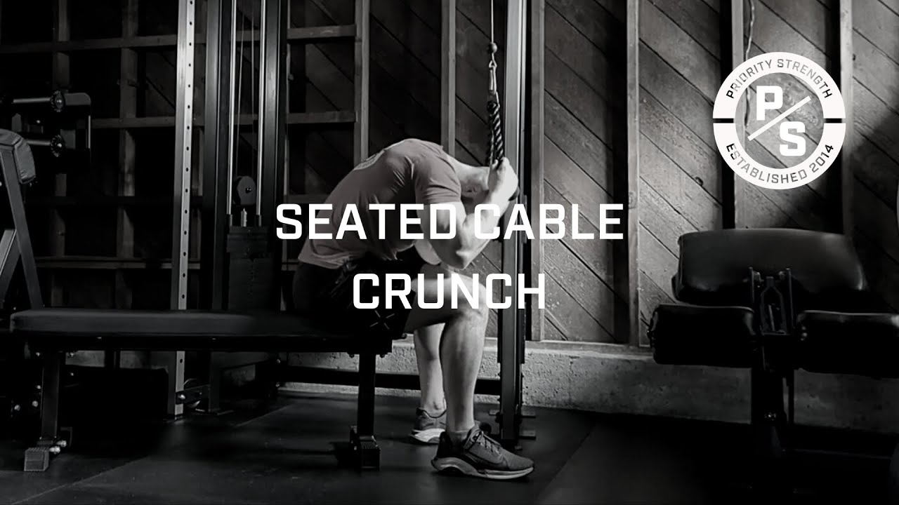 Seated Cable Crunch - YouTube