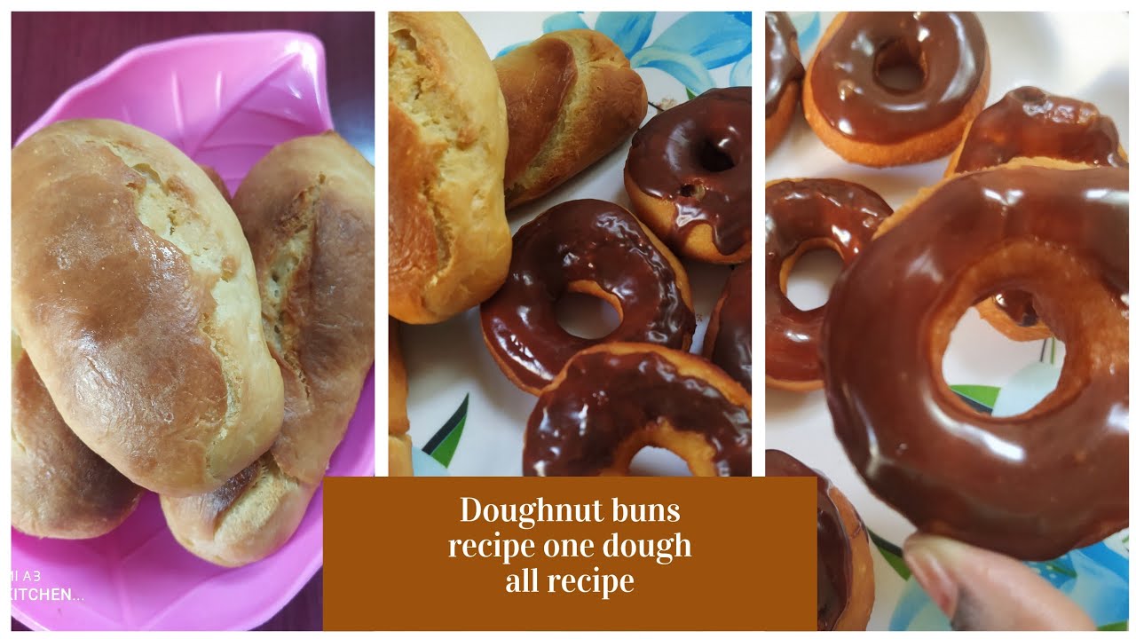 One dough all recipe ll doughnuts, milk bun, pizza dough ll by ASMA'S ...