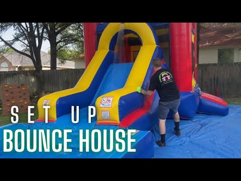 Set up Bounce House!! - YouTube