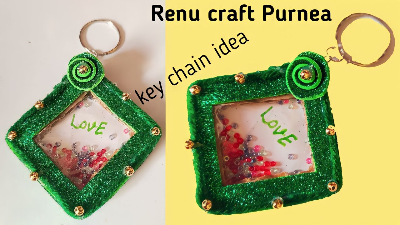key chain idea/DIY key chain craft idea/chabi ke liye chain kaise ...