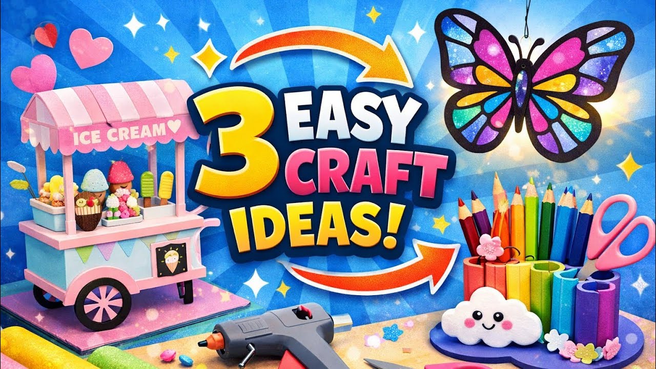 3 Super Easy Crafts | Best DIY Ideas for Beginners - YouTube