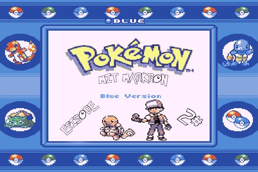Lets Play Pokemon: Blue Edition [HD+] Part 2 - Hightech Notebook - YouTube