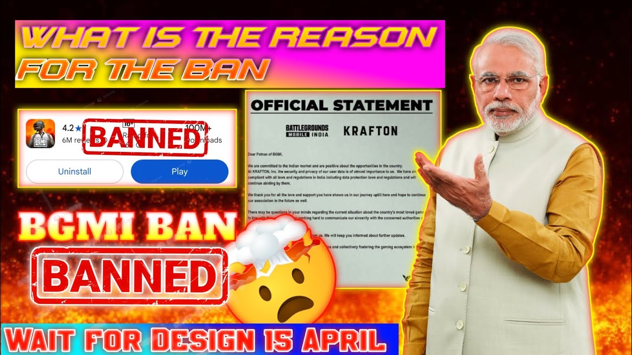 BGMI Ban Again FIR Official Statement🥺 #bgmi #bgmibanned # ...