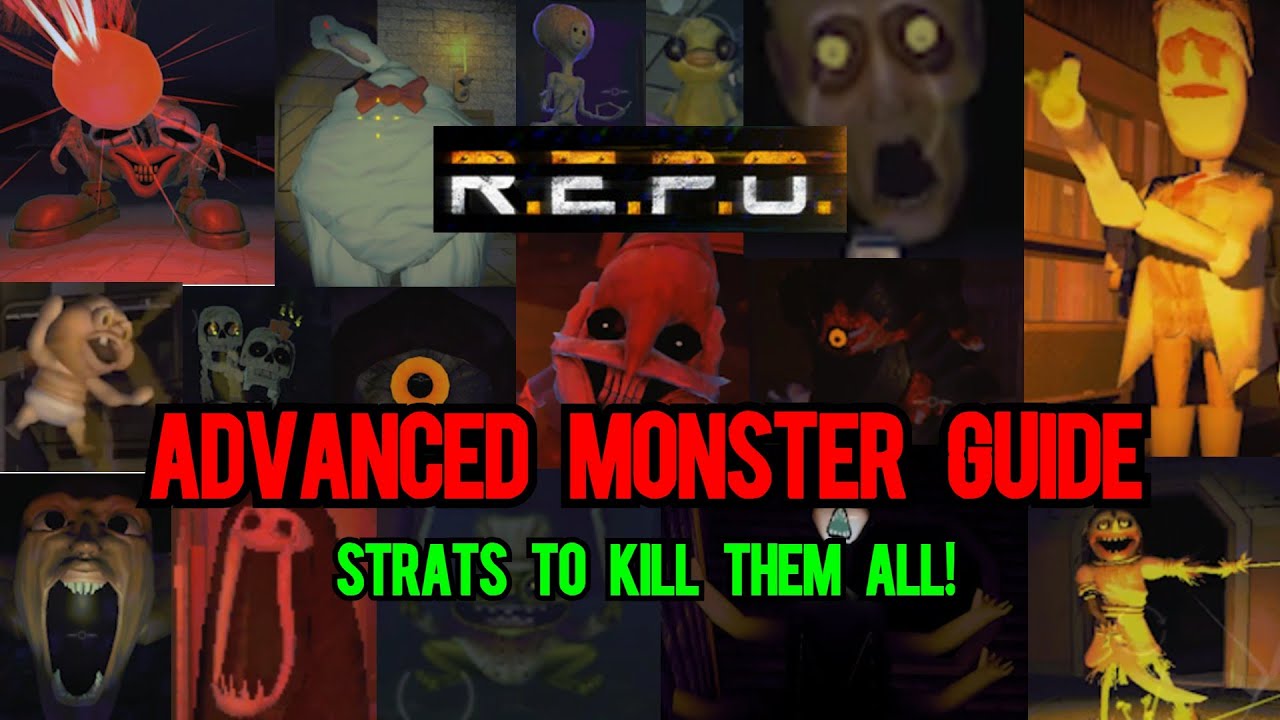 R.E.P.O. Advanced Monster Guide + Combat strategy - YouTube