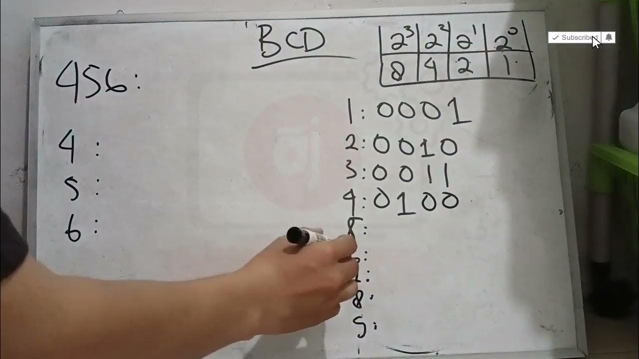 Cara Perhitungan Bilangan Bcd Binary Coded Decimaltutorial Jinan Youtube