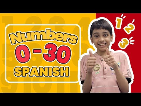 Numbers 0- 30 in Spanish - YouTube