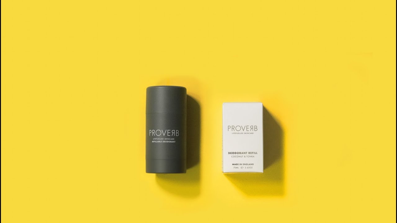 PROVERB Plant Powered Refillable Deodorant. - YouTube