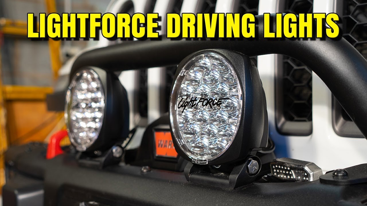 Overlanding Light Upgrade - Lightforce LED on Jeep Gladiator - YouTube
