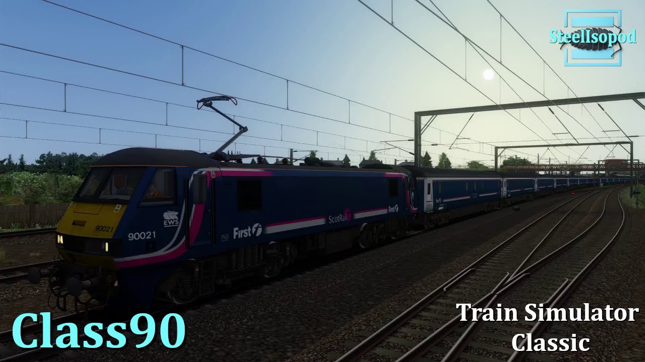 Class 90 | WCML North | Electric Sunday | Train Simulator Classic - YouTube