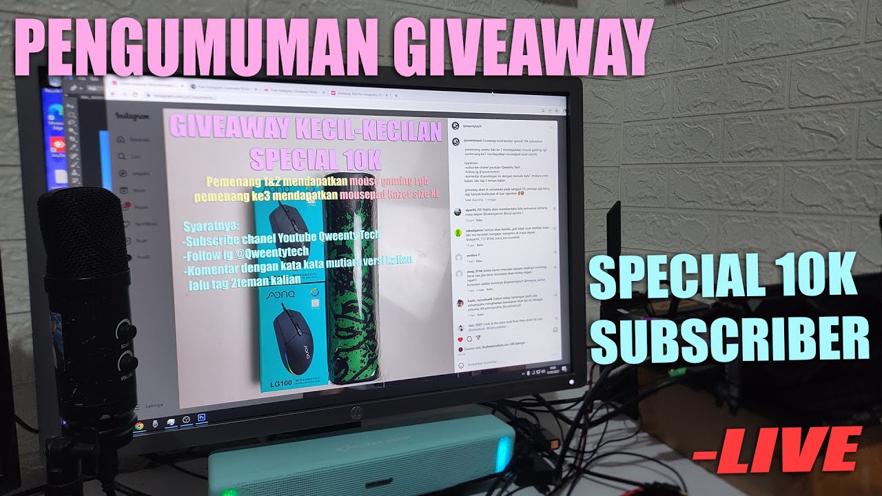 PENGUMUMAN GIVEAWAY - YouTube