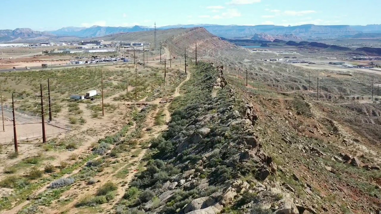 Hurricane Utah fault - YouTube