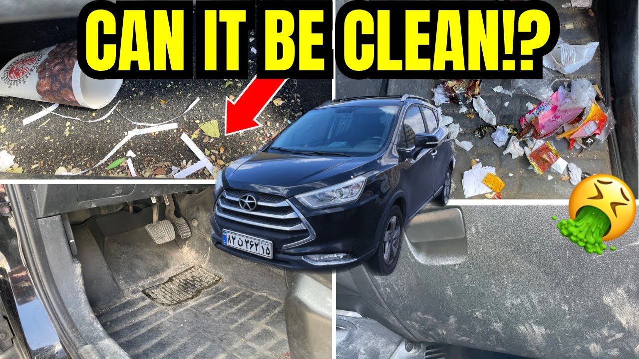 Can it be clean ?! the filthy car! | satisfying interior and exterior ...