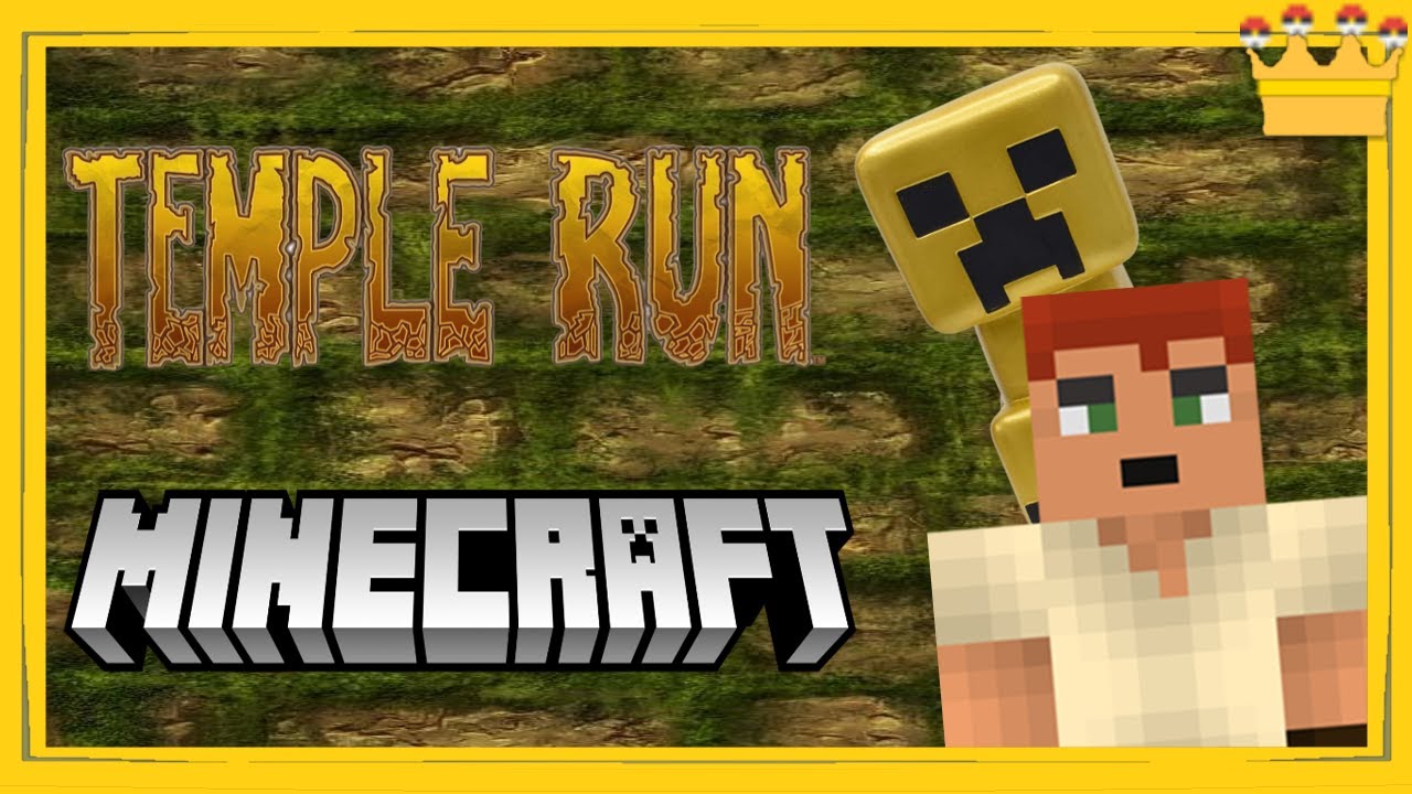 Playing Temple Run in MINECRAFT! - YouTube