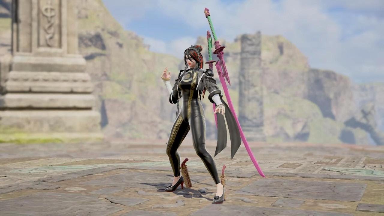 SOULCALIBURⅥ 2B, IVY, & ROSA Creation from BAYONETTA - YouTube