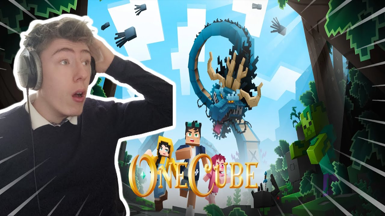 Je RÉAGIS au TRAILER du Serveur Minecraft d'Inoxtag (OneCube) !!! - YouTube