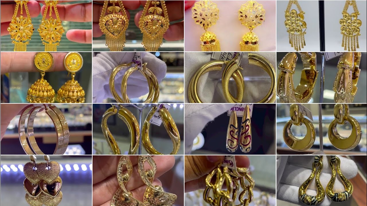 #2024 New collection 😍Gold Bali Designs and Earrings Design |Gold ...