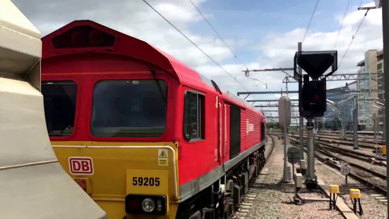 DB Cargo Class 59 departs Reading *HD* - YouTube