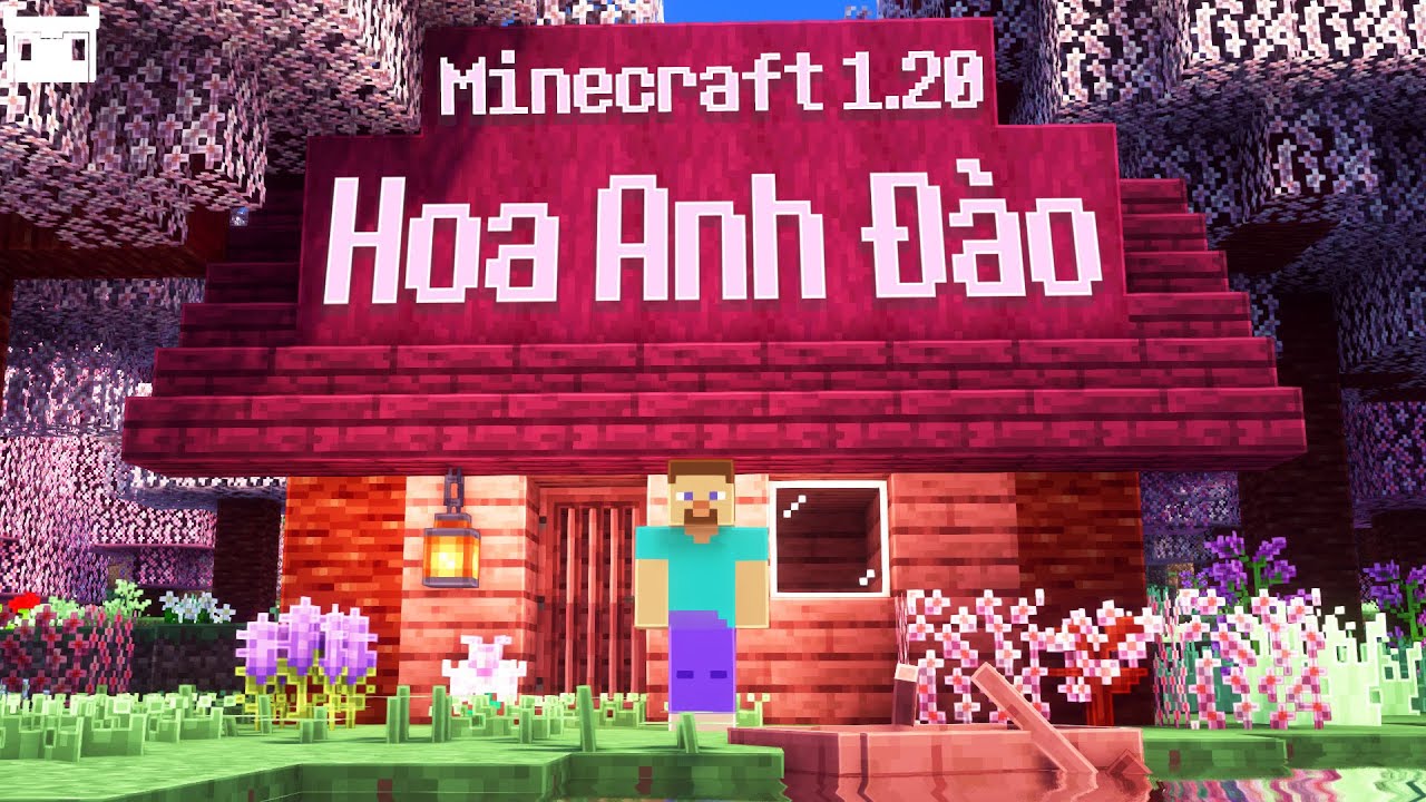 HOA ANH ĐÀO Được Thêm Vào Minecraft 1.20 - YouTube