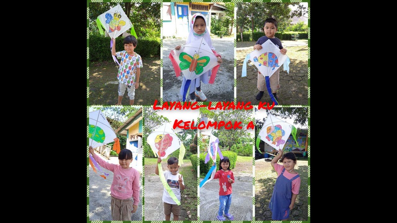 Video Tema Air, Api dan Udara Menghias Layang-layang TK Al Jannah - YouTube