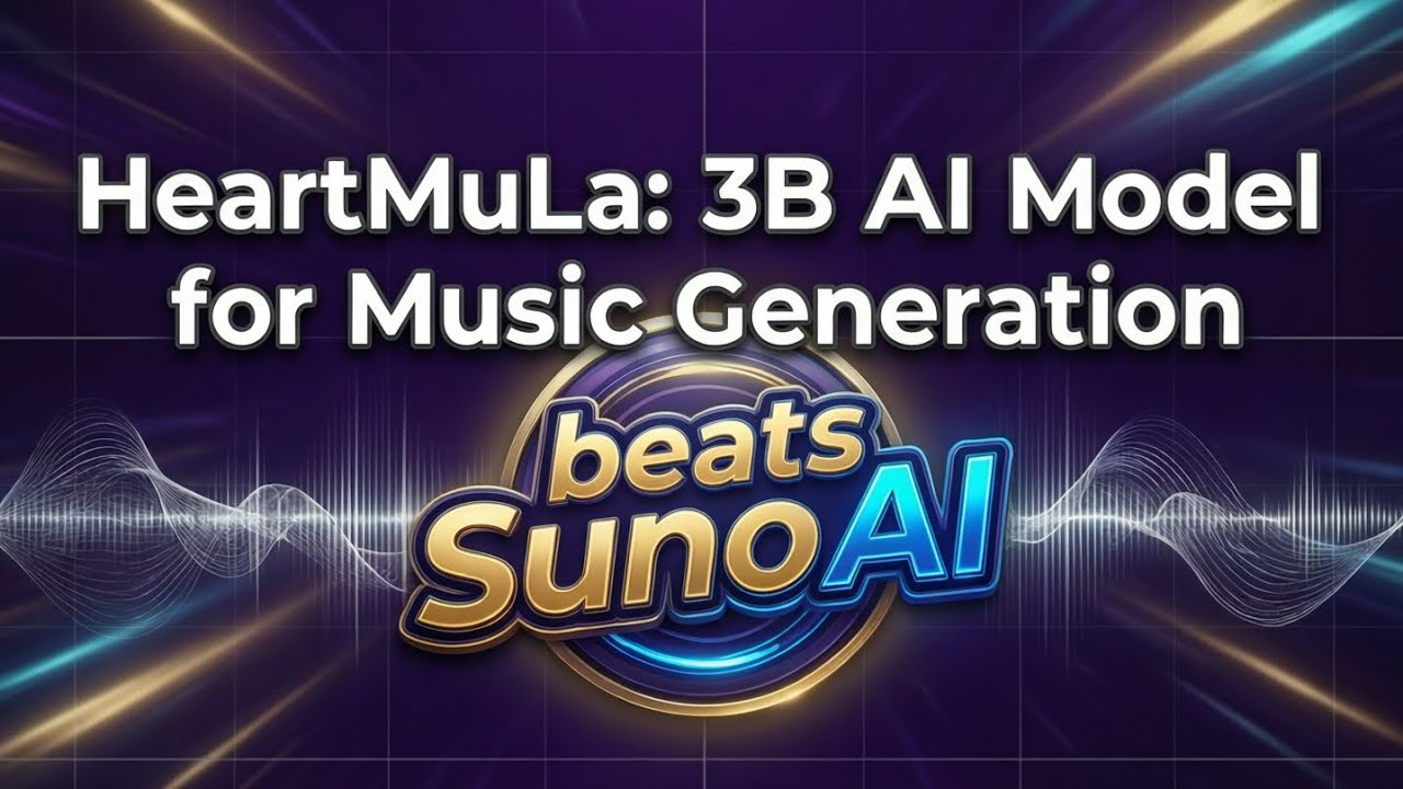 HeartMula : 3B Music Generation AI model, beats Suno AI - YouTube