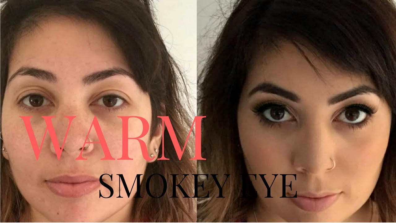 Warm Smokey Eye ♡ Client Makeup Tutorial ♡ - YouTube