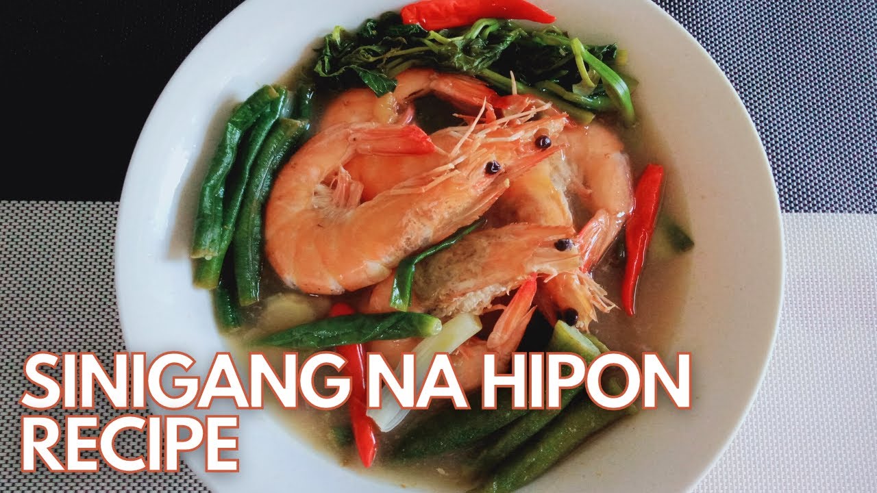 SINIGANG NA HIPON RECIPE - YouTube