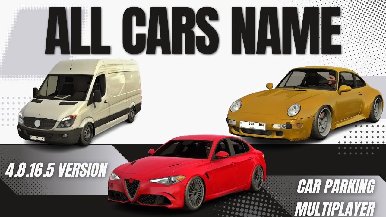 CPM NEW UPDATE - NAME OF ALL CARS 4.8.16.5 VERSION - YouTube