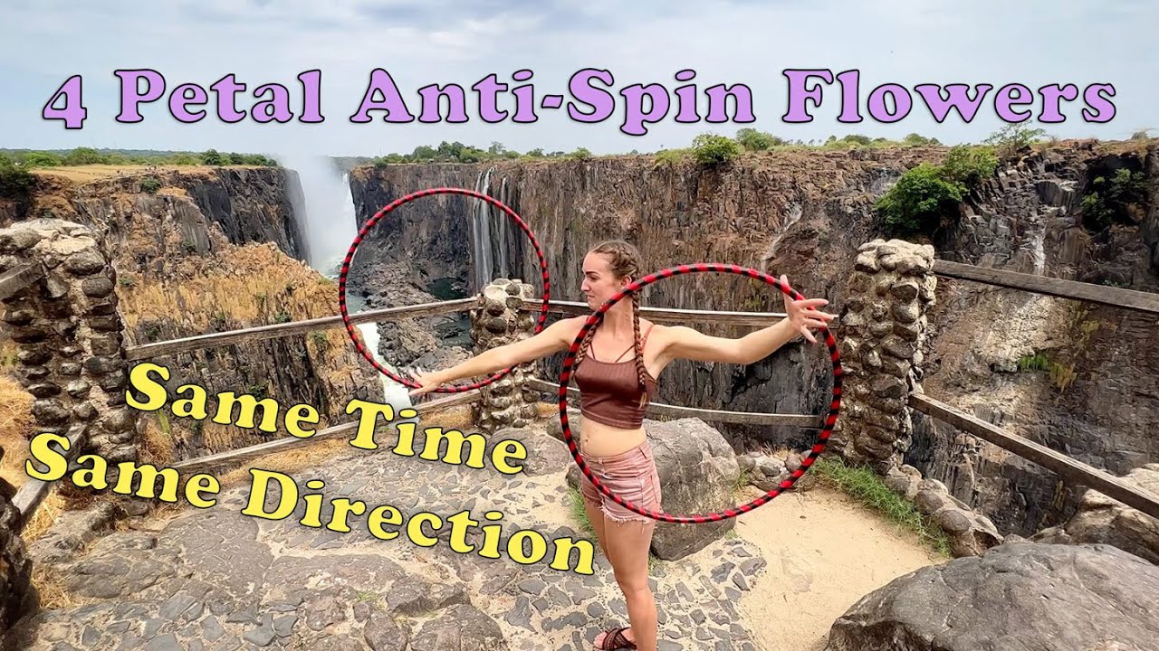 Four Petal Anti-Spin Flowers - Hooping Flowers Tutorial - YouTube