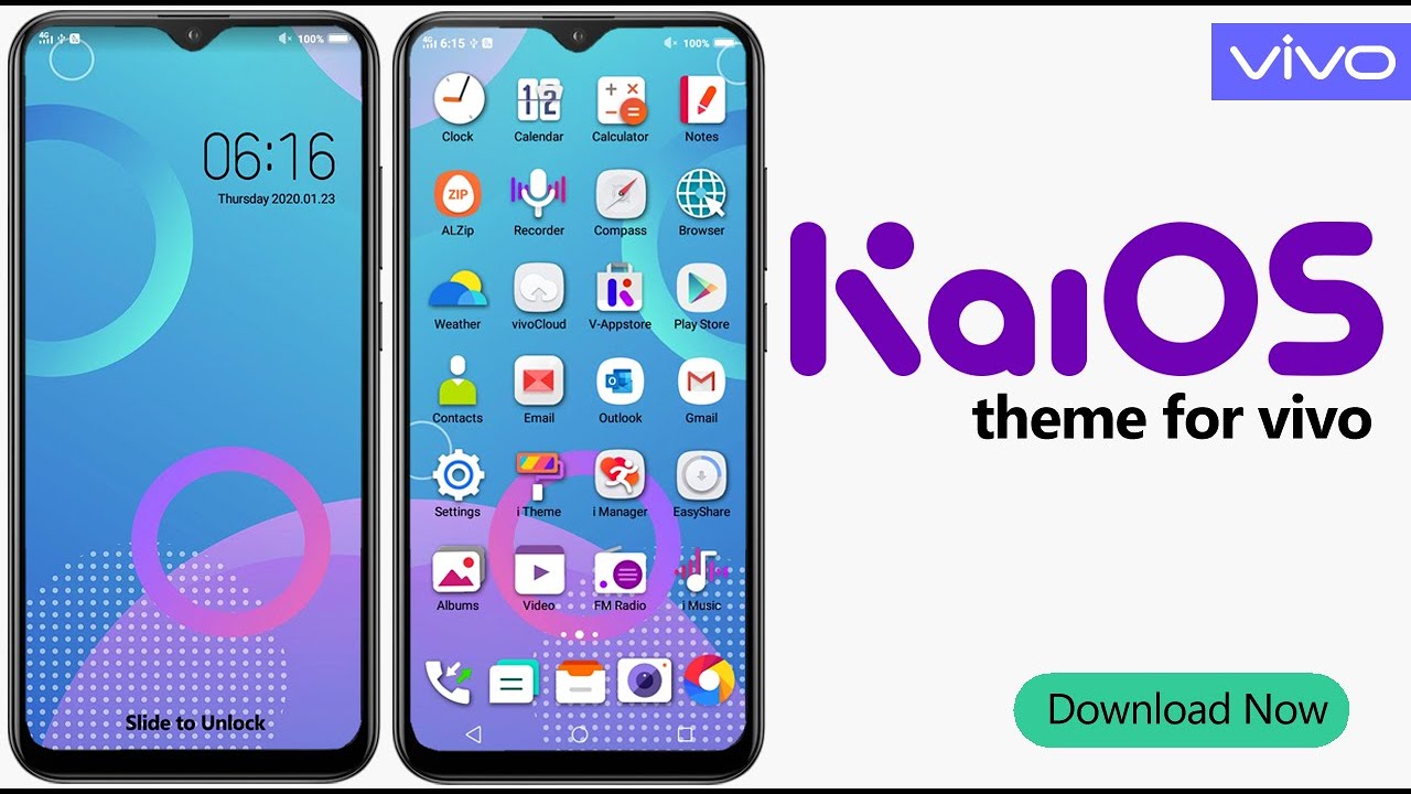 New KaiOS Tema/Theme FOR ALL VIVO PHONES - YouTube