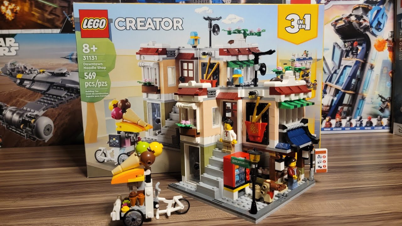 Adding a Ramen Shop to My Lego City: Creator 31131 Downtown Noodle Shop ...
