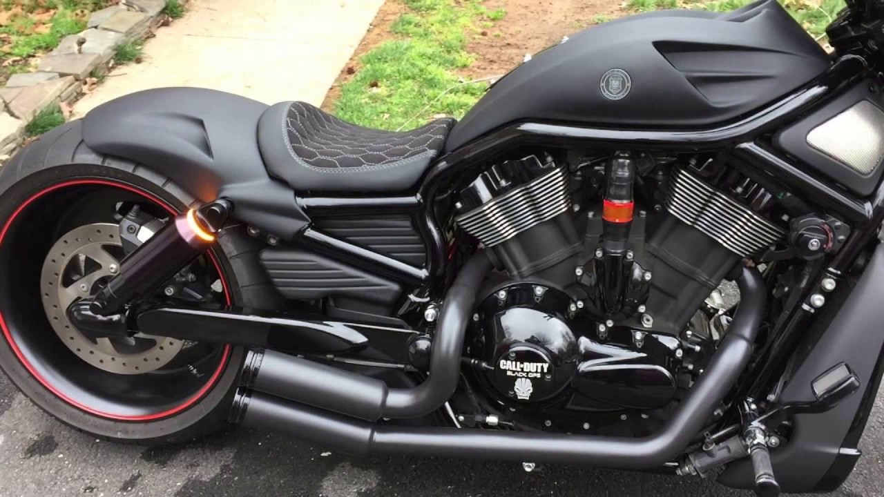 Harley Davidson V Rod custom muscle motorcycles - YouTube