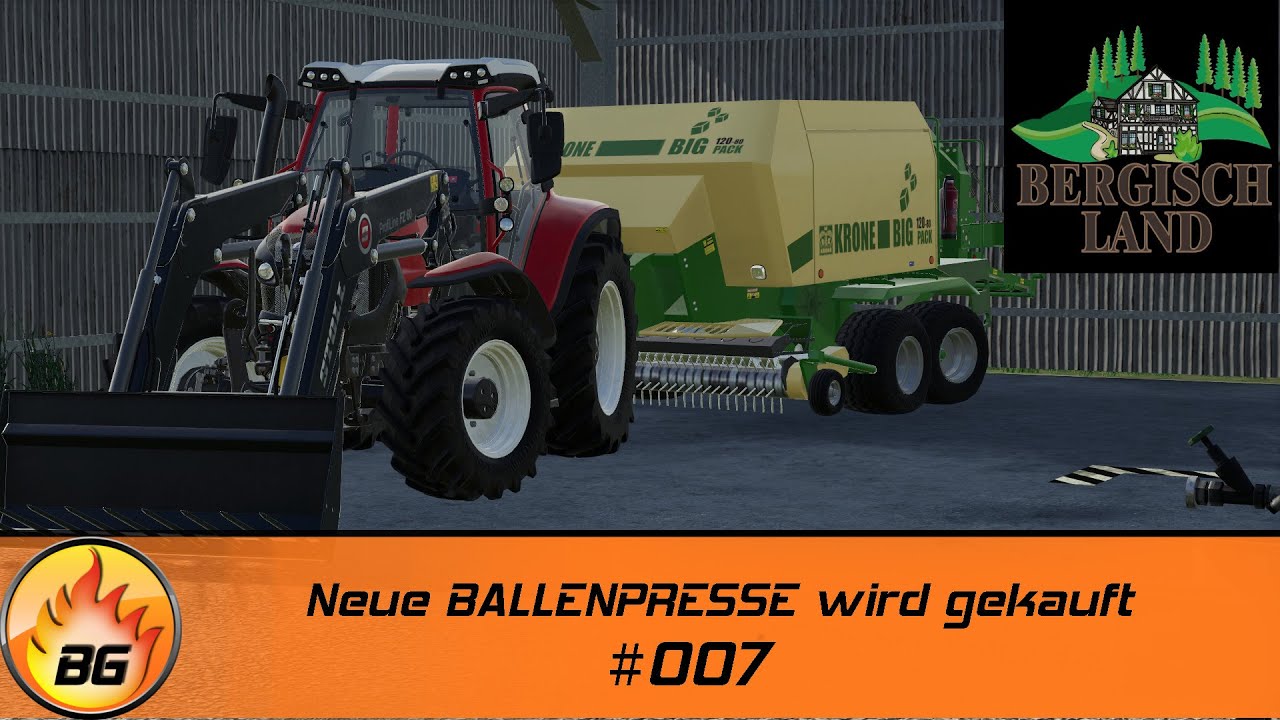 LS19 - Bergisch Land #007 | Neue BALLENPRESSE wird gekauft | FS19 | Let ...