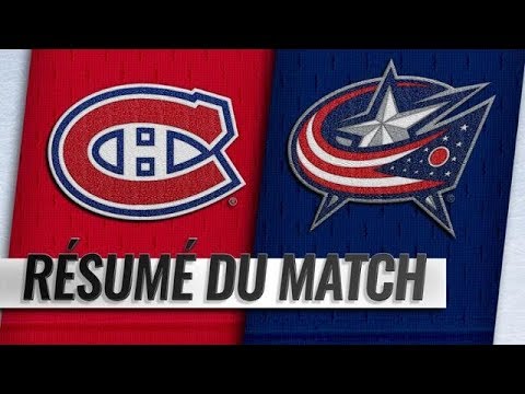 Canadiens vs Blues Jackets 2018-19 Match 49 - YouTube