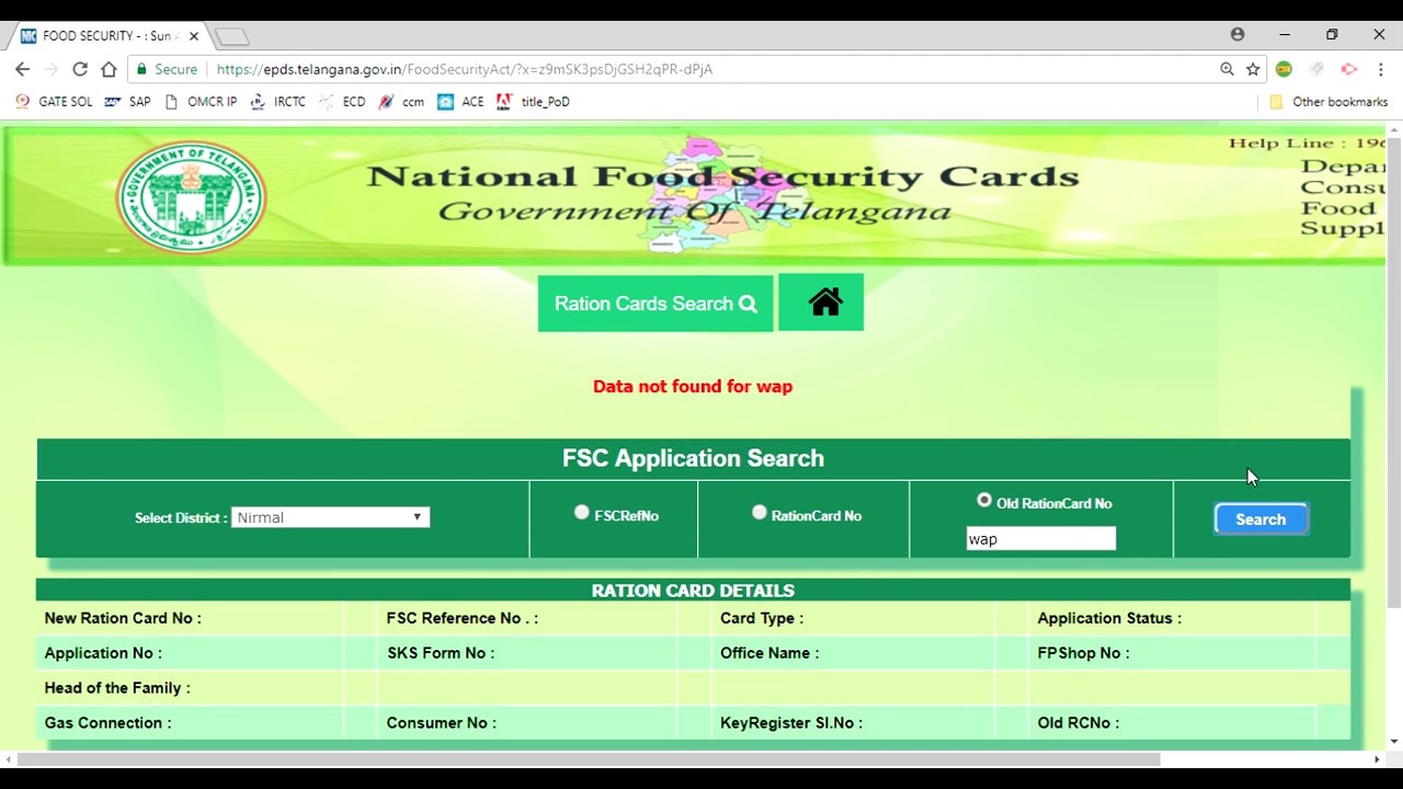 How to download Ration card in telangana - YouTube