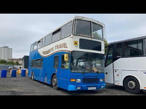 A walk around of a Gillens Volvo Olympian Alexander Royal (P422 KSX)